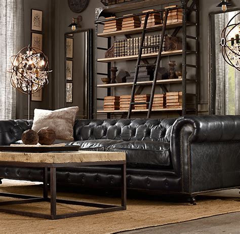 How To Decorate A Living Room With A Black Leather Sofa
