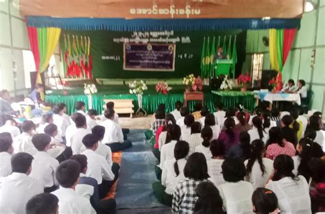 Myanmarnationalpost ကျောင်းသား ကျောင်းသူများအား သဘာဝဘေးအန္တရာယ်ဆိုင