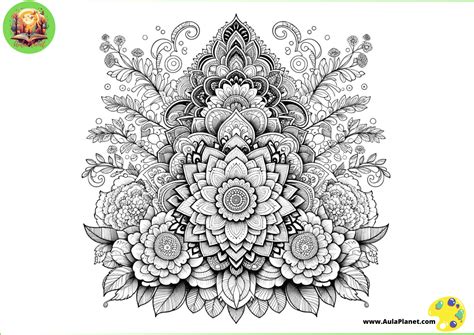 Mandalas De Flores Para Colorear Descarga Gratis