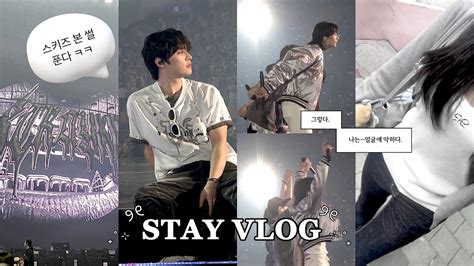 Stay Vlog 콘 다녀온지 2달만에 영상 올리는 미친여자 🕶️ 스키즈 • 콘서트 브이로그 • 스테이로그 • 월드투어