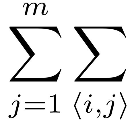 vertical alignment correct placement of sum limits tex latex