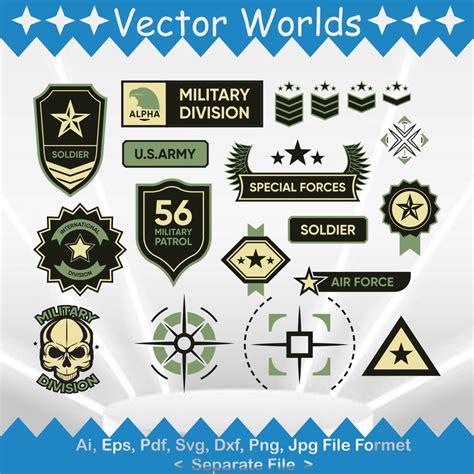 Army Patches Vector