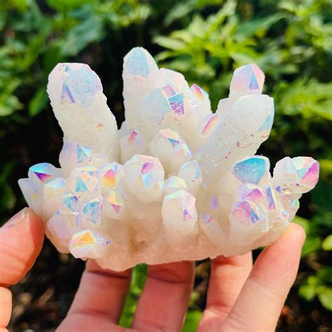 Angel Aura Crystal Clusterhigh Quality Angel Aura Quartz Etsy