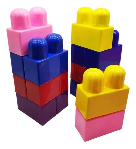 Bloques Ladrillitos Grandes De Encastre Cm X