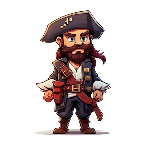 Premium Vector Pirate Cartoon Vector