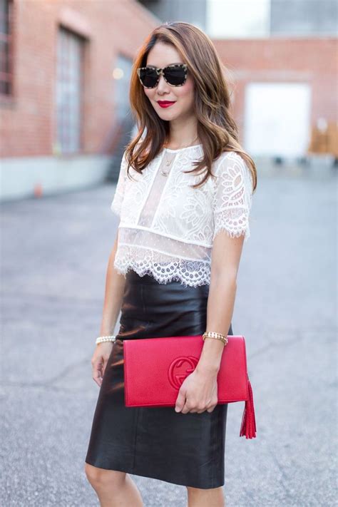 Black Leather Skirts Outfit Ideas The Best Ways To Stand Out 2023