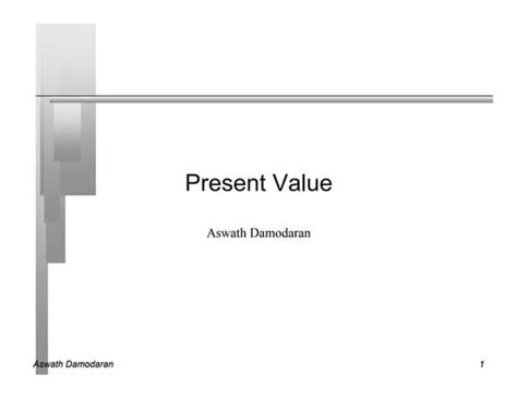 Present Value And Future Value Tables Pdf