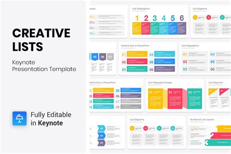 Lists Keynote Presentation Template Nulivo Market