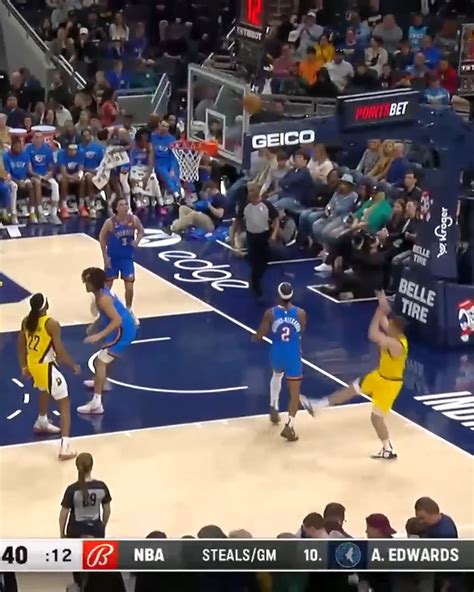 Indiana Pacers Vs Oklahoma City Thunder Tj Mcconnell Highlights 3