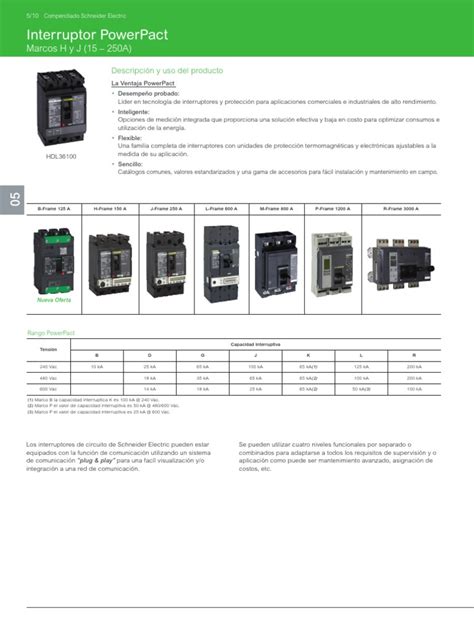 Interruptores De Caja Moldeada Pdf Electricidad Ingenieria Eléctrica
