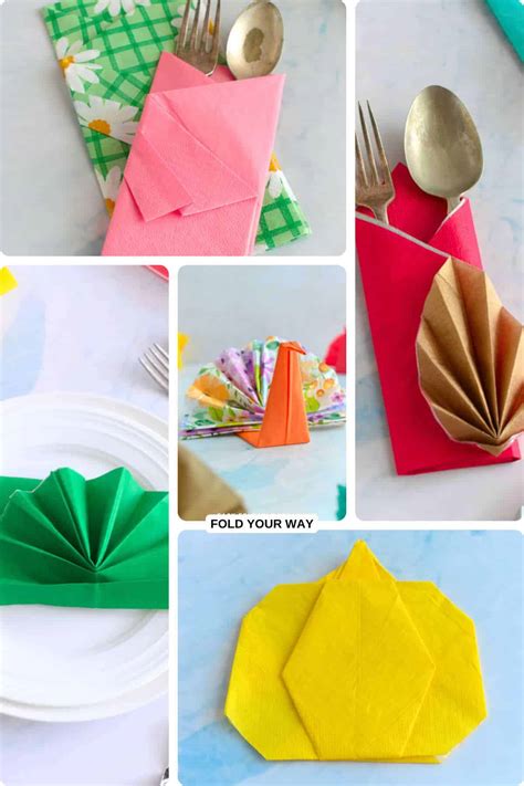 Paper Napkin Folding Ideas Fold Your Way