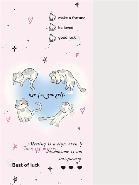 原创壁纸｜ins可爱小熊｜草地猫咪｜韩系简约 花瓣网