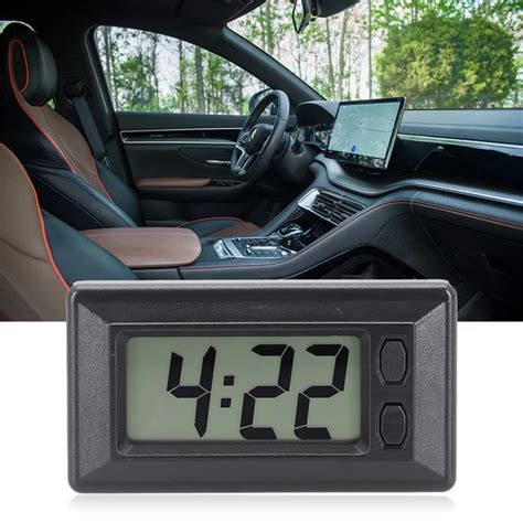 Classic Digital Car Clock And Calendar With Large Lcd Display For