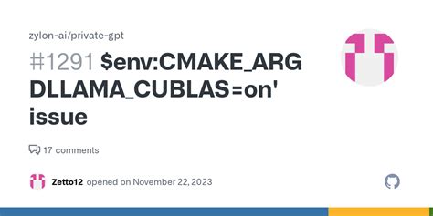 env cmake args dllama cublas on issue · issue 1291 · zylon ai