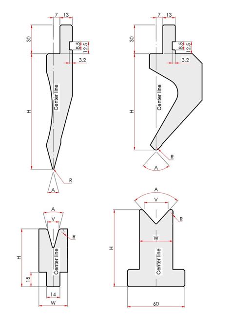 30° R0 6mm Amada System Punches Veoell