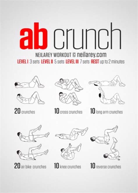 Neila Rey Abs Crunch Crunches Workout Fat Burning Abs Abs Workout Video