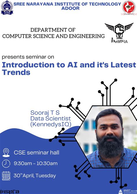 Department Of Cse Presents Seminar On Introduction To Ai And Its