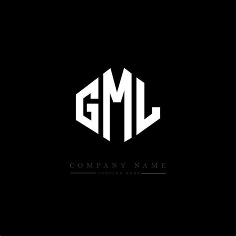Gml Letter Logo Design With Polygon Shape Gml Polygon And Cube Shape