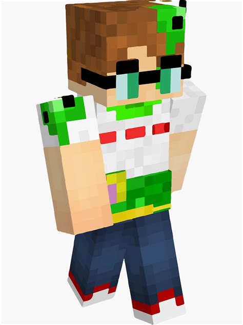 Charlie Slimecicle Dream Smp Skin Minecraft Speedrun Manhunt Sticker