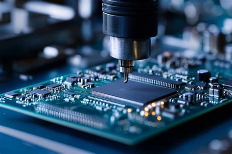 Automatic Robot For Print Circuit Board Pcbassembly Machine During Soldering Premium Ai