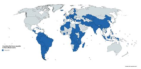 Countries That Have Republic In Their Official Names It Can Be Innacurate Mapporn