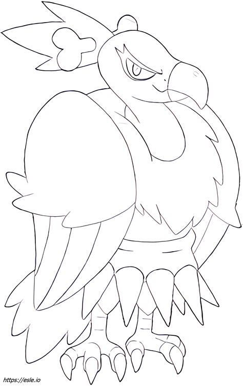 Mandibuzz Pokémon Coloring Page