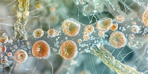 Microscopic Examination Of Mold Bacteria On Historical Relics Revealing