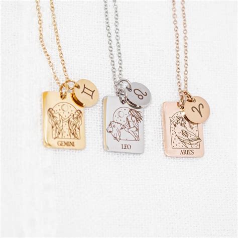 Zodiac Sign Jewelry Etsy
