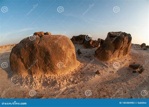 Rock Garden In Duqm Oman Stock Image Image Of Sandstone 185484983