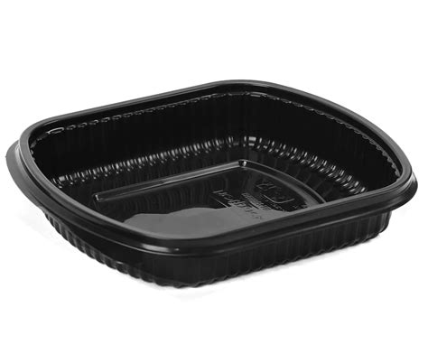 Black Base Rectangular Container 250 Pieces