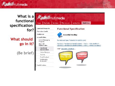 Functional Spec Ppt