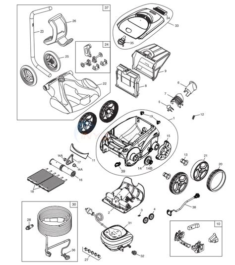 Polaris Alpha Iq Robotic Pool Cleaner Parts