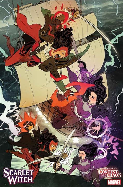 Wanda Maximoff Et Agatha Harkness En Duel Dans Scarlet Witch Annual 1