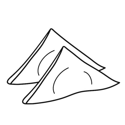 Premium Vector Yatsuhashi Japanese Rice Dessert Hand Drawn Asian