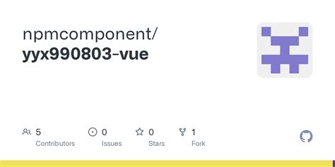 Github Npmcomponent Yyx Vue