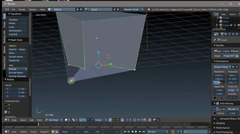 Alinear Vértices mediante escalar en Blender Ep 139 YouTube