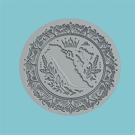 3d File Bahrain Map Medallion Cnc Bahrain 3d Cnc Model 🇧🇭 ・3d Printable Model To Download・cults