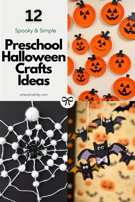 Spooky And Simple Preschool Halloween Crafts Diy Art And Crafts Ideas