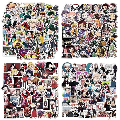 Buy Mix Anime Stickers 200pcs Anime Fans Necessary Waterproof