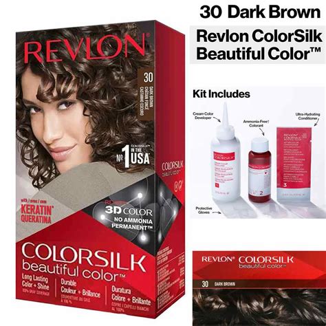 Revlon Colorsilk Beautiful Hair Color 30 Dark Brown