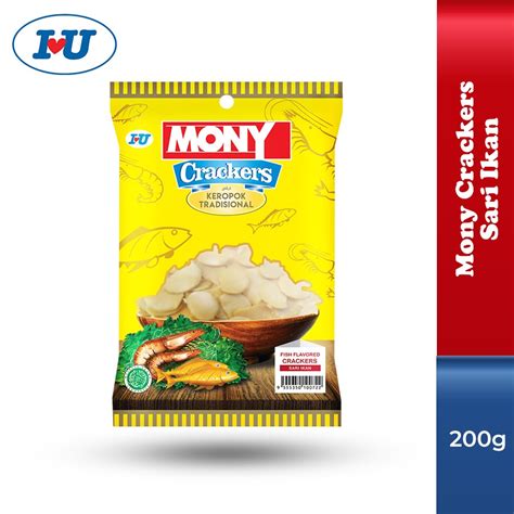 Mony Crackers Sari Ikan 200g Shopee Malaysia