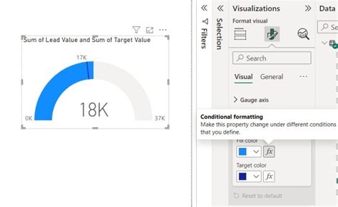 How To Apply Conditional Formatting In Power BI Gauge Chart Enjoy