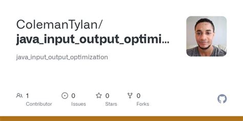 Tylan Coleman on LinkedIn: GitHub - ColemanTylan/java_input_output ...