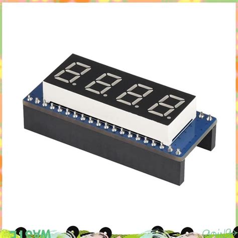super 4 digit 8 segment display module สําหรับไดรเวอร์ 74hc595 แบบฝัง รองรับ spi ไดรฟ์ง่าย