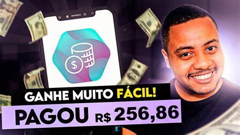 SAQUEI AO VIVO Aplicativo Pagando até R 256 86 POR DIA App que Paga