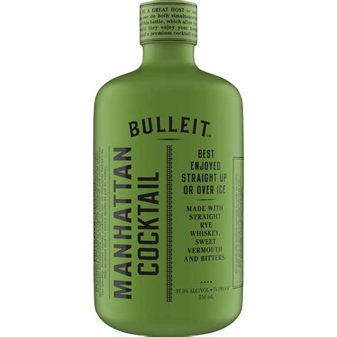 Bulleit Manhattan Cocktail 750 Ml Glendale Liquor Store