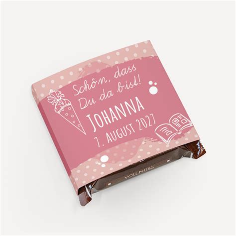 Gastgeschenk Mini Nutella Glas Aufkleber Farbklecks