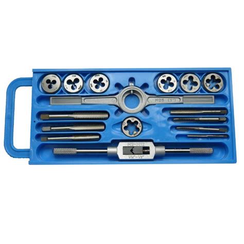 Juego De Dados Y Machos 16 Piezas Rosca Unc 18 12 Ref 716 Fervicolor Ecommerce