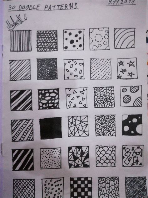 Zentangle Patterns For Doodle Inspiration