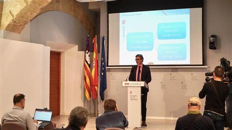 El Consell de Mallorca presenta un presupuesto histórico para 2024